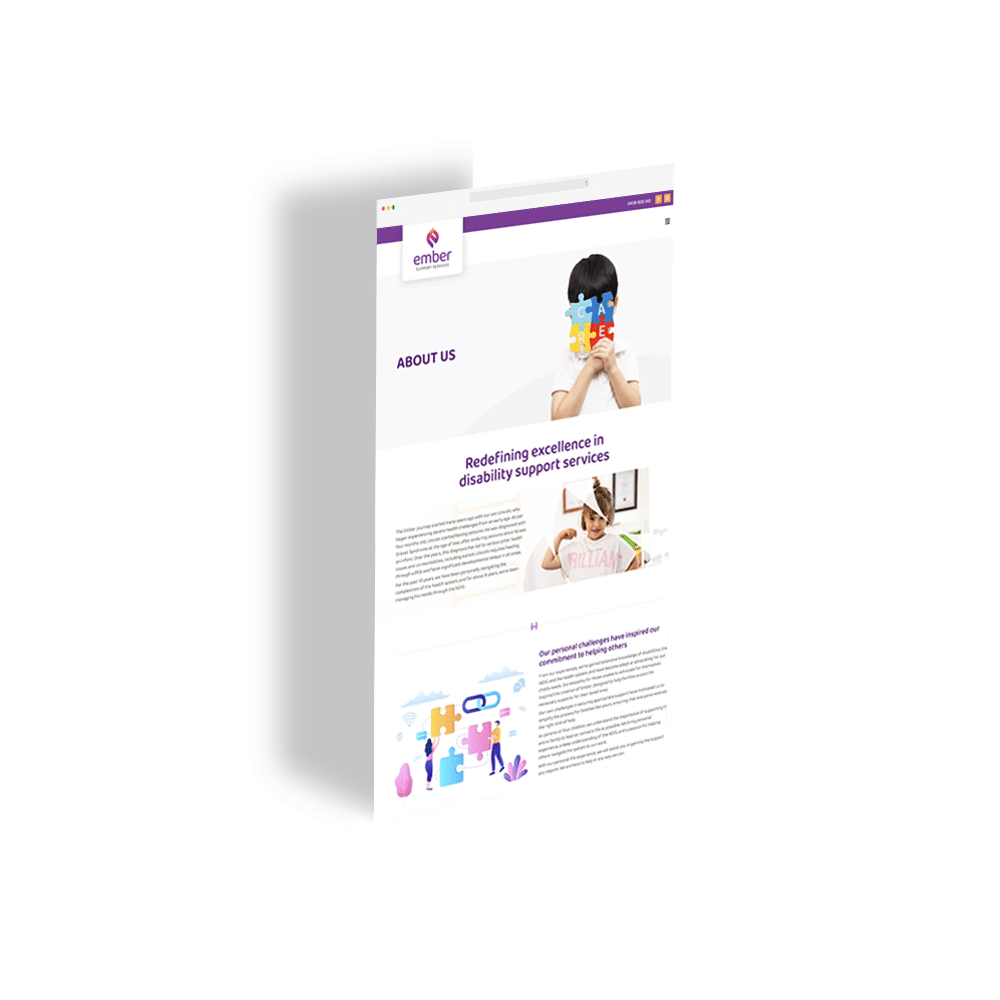 Ember Support Services | Icon Graphic Design Adelaide