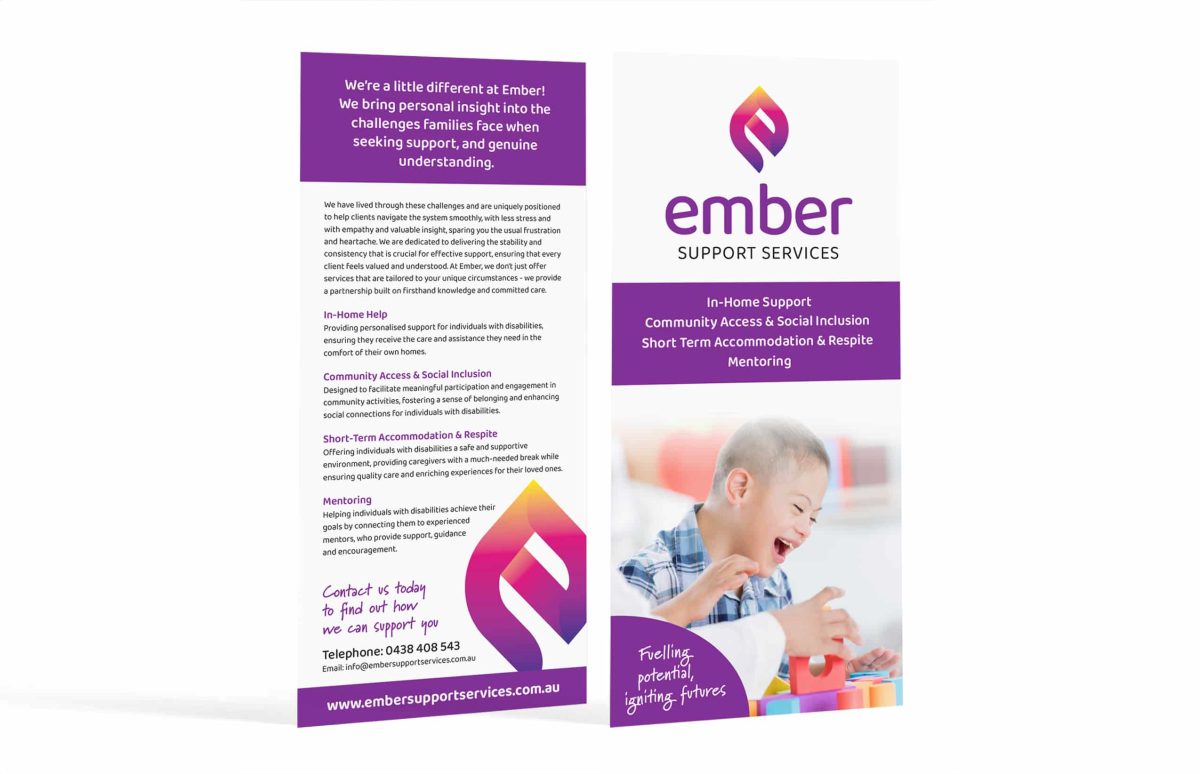 Ember Support Services | Icon Graphic Design Adelaide