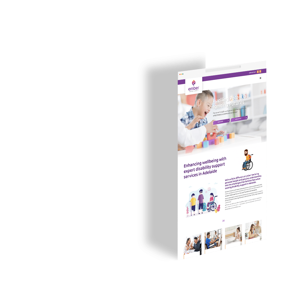 Ember Support Services | Icon Graphic Design Adelaide