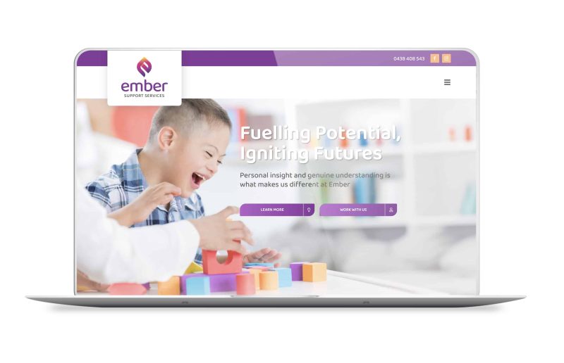 Ember Support Services | Icon Graphic Design Adelaide
